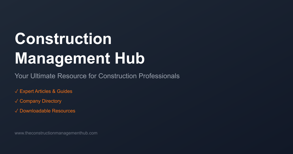 Construction Management Hub